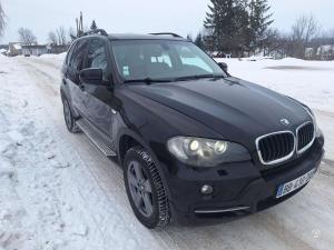 Black BMW X5 2007 in Kelme, with an engine capacity of 3.00 L and mileage of 240 thousand km for 6500 €, photo 5 on AUTOMOTO.COM.LV