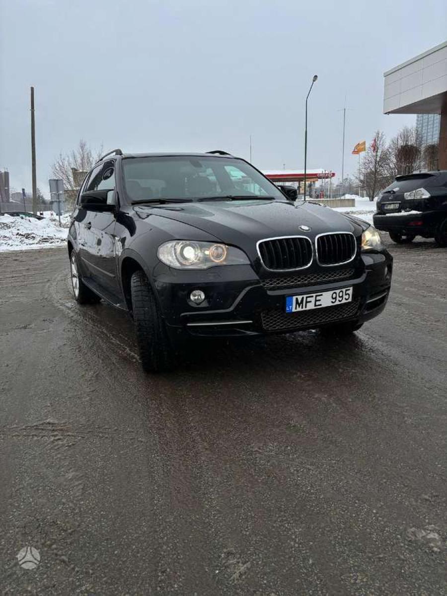 Black BMW X5 2007 in Klaipeda, with an engine capacity of 2.99 L and mileage of 350 thousand km for 7900 €, photo 4 on AUTOMOTO.COM.LV