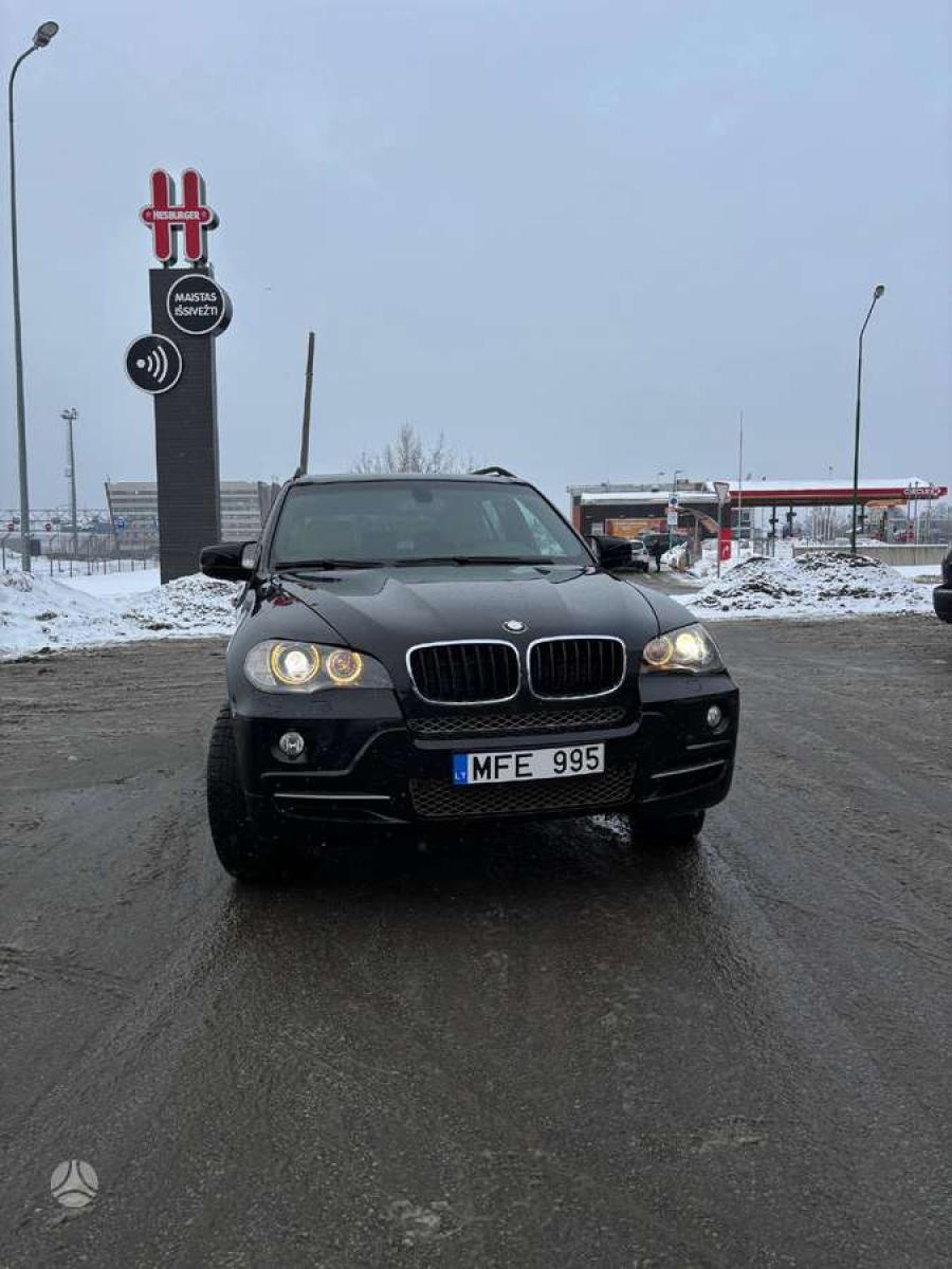 Black BMW X5 2007 in Klaipeda, with an engine capacity of 2.99 L and mileage of 350 thousand km for 7900 €, photo 5 on AUTOMOTO.COM.LV