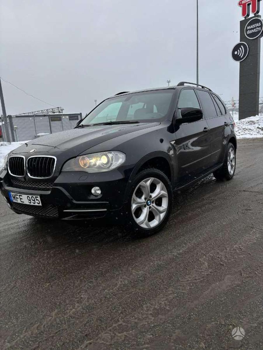 Black BMW X5 2007 in Klaipeda, with an engine capacity of 2.99 L and mileage of 350 thousand km for 7900 €, photo 6 on AUTOMOTO.COM.LV