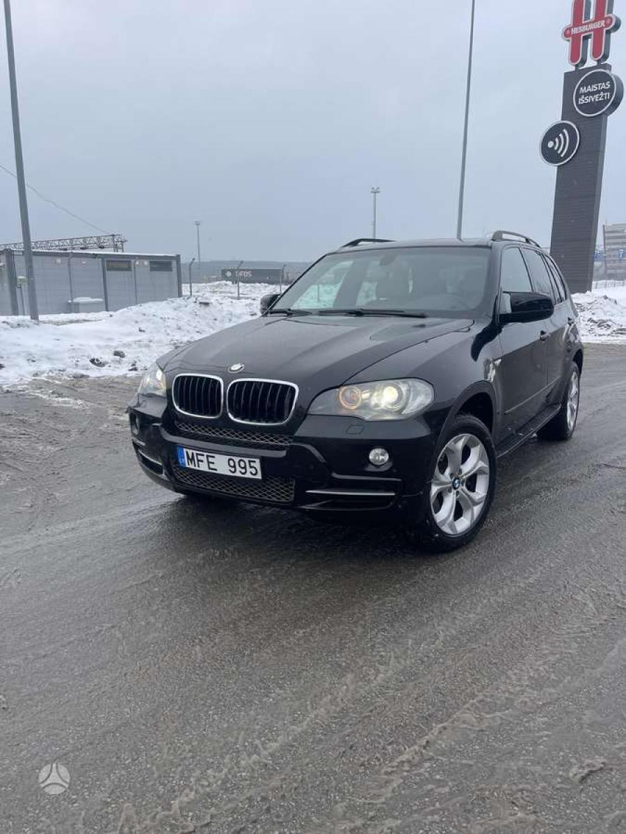 Black BMW X5 2007 in Klaipeda, with an engine capacity of 2.99 L and mileage of 350 thousand km for 7900 €, photo 10 on AUTOMOTO.COM.LV