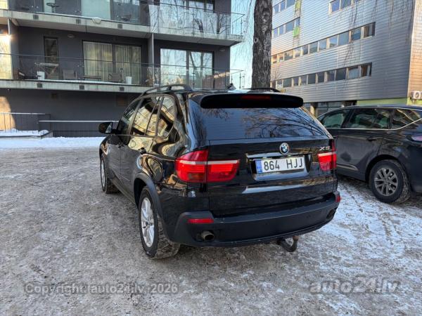 Black BMW X5 2007 in Tallinn, with an engine capacity of 3.00 L and mileage of 326 thousand km for 13999 €, photo 6 on AUTOMOTO.COM.LV