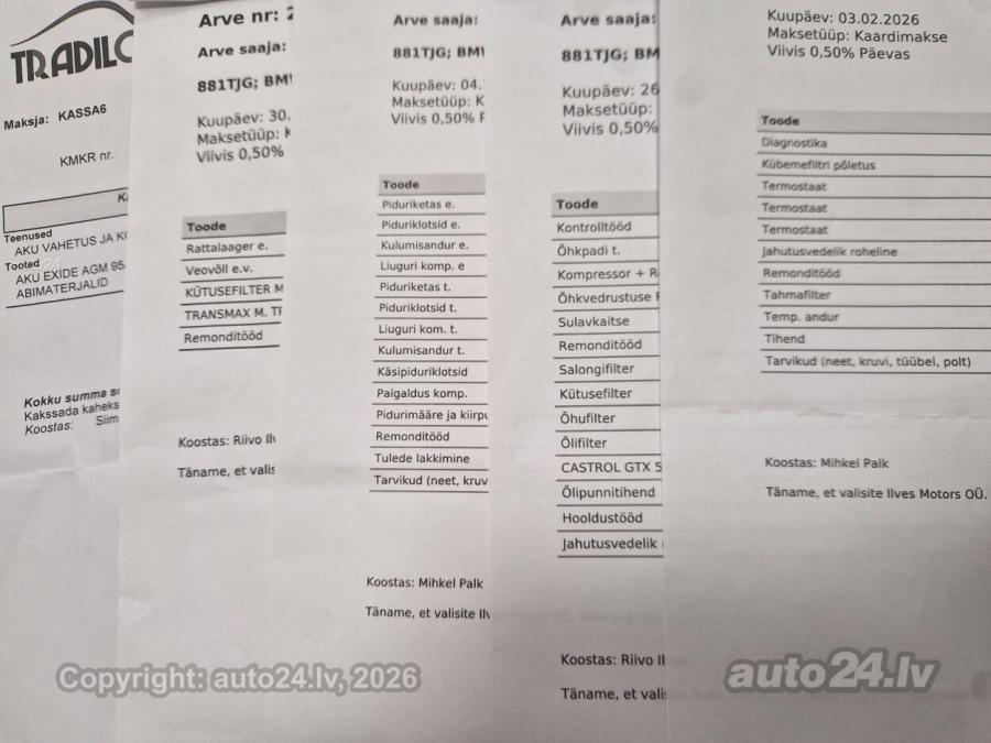 Черный БМВ Х5 2007 в Хаапсалу, объемом двигателя 3.00 л и пробегом 286 тыс. км за 6999 €, фото 5 на AUTOMOTO.COM.LV