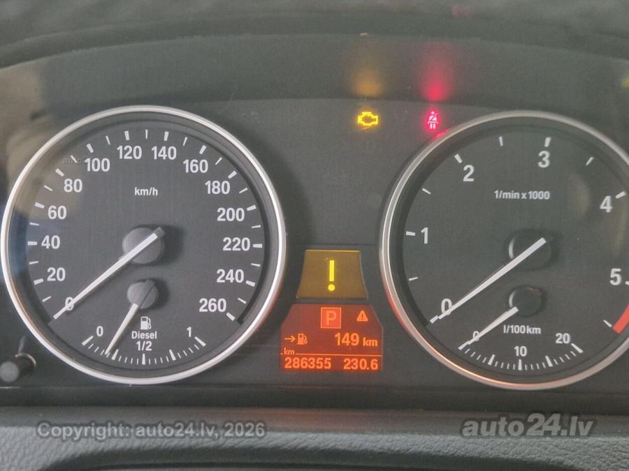 Черный БМВ Х5 2007 в Хаапсалу, объемом двигателя 3.00 л и пробегом 286 тыс. км за 6999 €, фото 11 на AUTOMOTO.COM.LV