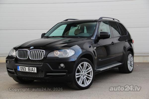 Black BMW X5 2007 in Tartu, with an engine capacity of 3.00 L and mileage of 320 thousand km for 8990 €, photo 3 on AUTOMOTO.COM.LV