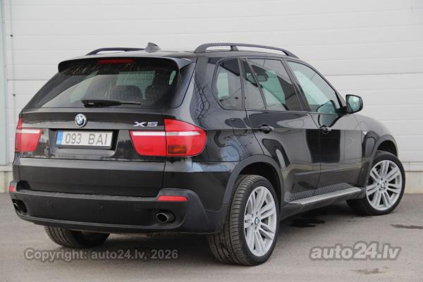 Black BMW X5 2007 in Tartu, with an engine capacity of 3.00 L and mileage of 320 thousand km for 8990 €, photo 6 on AUTOMOTO.COM.LV