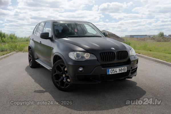 Black BMW X5 2007 in Tartu, with an engine capacity of 3.00 L and mileage of 355 thousand km for 7500 €, photo 2 on AUTOMOTO.COM.LV