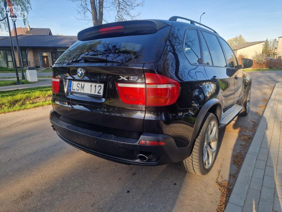 Черный БМВ Х5 2007 в Каунас, объемом двигателя 3.00 л и пробегом 270 тыс. км за 6950 €, фото 3 на AUTOMOTO.COM.LV
