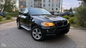 Black BMW X5 2007 in Vilnius, with an engine capacity of 3.00 L and mileage of 430 thousand km for 5900 €, photo  on AUTOMOTO.COM.LV
