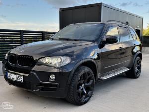 Melns BMW X5 2007 Viļņa, ar dzinēja tilpumu 3.00 L un nobraukumu 283 tūkst. km par 7100 €, foto  vietnē AUTOMOTO.COM.LV