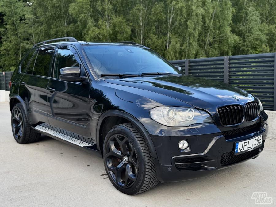 Black BMW X5 2007 in Vilnius, with an engine capacity of 3.00 L and mileage of 283 thousand km for 7100 €, photo 6 on AUTOMOTO.COM.LV