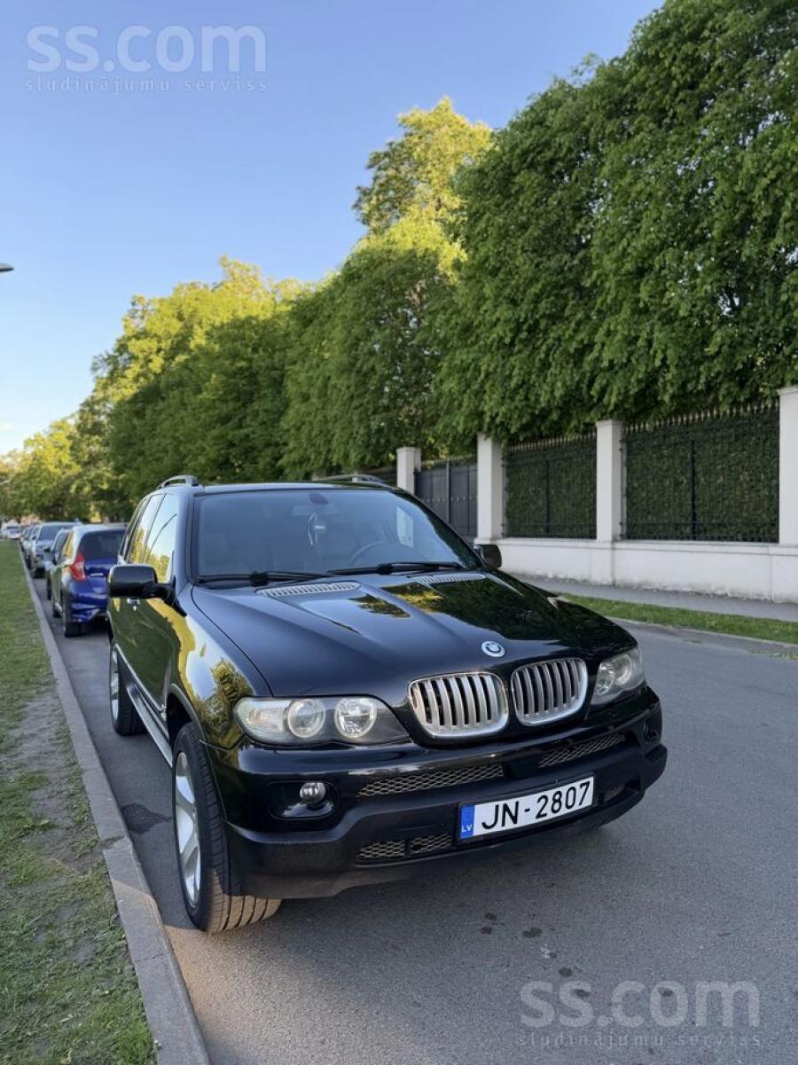 Melns BMW X5 2007 Rīga, ar dzinēja tilpumu 3.00 L un nobraukumu 302 tūkst. km par 5500 €, foto 1 vietnē AUTOMOTO.COM.LV