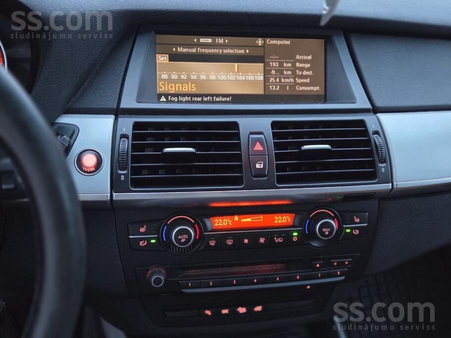 Melns BMW X5 2007 Valmiera, ar dzinēja tilpumu 2.90 L un nobraukumu 0 tūkst. km par 6900 €, foto 13 vietnē AUTOMOTO.COM.LV