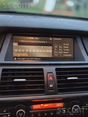 Melns BMW X5 2007 Valmiera, ar dzinēja tilpumu 2.90 L un nobraukumu 0 tūkst. km par 6900 €, foto 15 vietnē AUTOMOTO.COM.LV