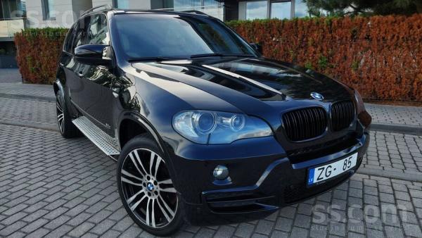 Melns BMW X5 2007 Rīga, ar dzinēja tilpumu 3.00 L un nobraukumu 243 tūkst. km par 7950 €, foto 1 vietnē AUTOMOTO.COM.LV