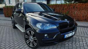 Black BMW X5 2007 in Riga, with an engine capacity of 3.00 L and mileage of 243 thousand km for 7950 €, photo  on AUTOMOTO.COM.LV