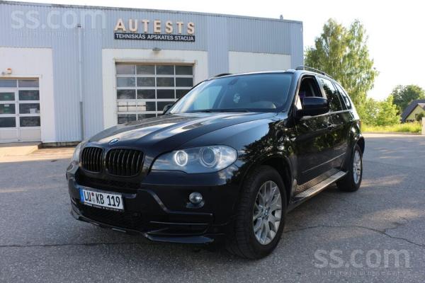 Melns BMW X5 2007 Rīga, ar dzinēja tilpumu 3.00 L un nobraukumu 136 tūkst. km par 9950 €, foto 2 vietnē AUTOMOTO.COM.LV