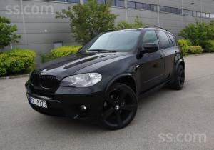 Melns BMW X5 2007 Rīga, ar dzinēja tilpumu 3.00 L un nobraukumu 313 tūkst. km par 7990 €, foto  vietnē AUTOMOTO.COM.LV