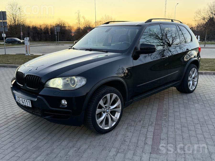 Melns BMW X5 2007 Rīga, ar dzinēja tilpumu 3.00 L un nobraukumu 206 tūkst. km par 11000 €, foto 1 vietnē AUTOMOTO.COM.LV