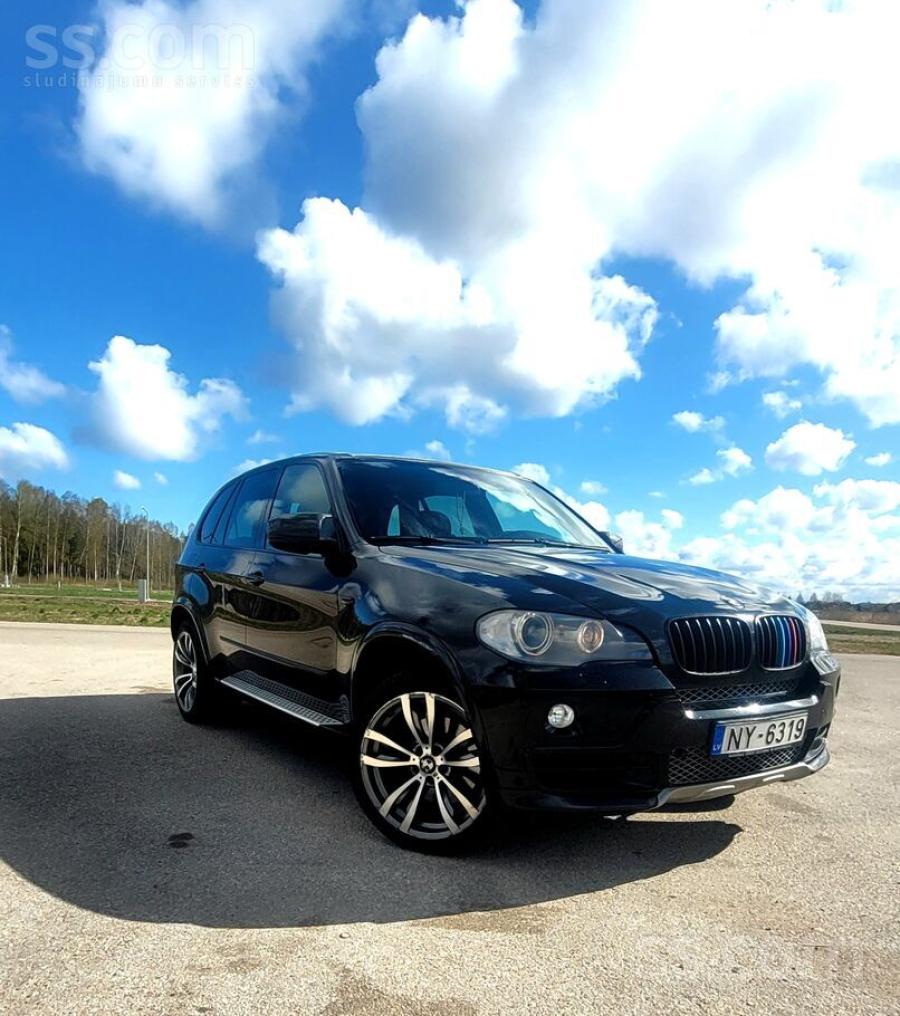 Melns BMW X5 2007 Rīga, ar dzinēja tilpumu 3.00 L un nobraukumu 319 tūkst. km par 9000 €, foto 4 vietnē AUTOMOTO.COM.LV