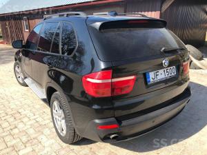 Black BMW X5 2007 in Balvi, with an engine capacity of 3.00 L and mileage of 0 thousand km for 5100 €, photo 3 on AUTOMOTO.COM.LV