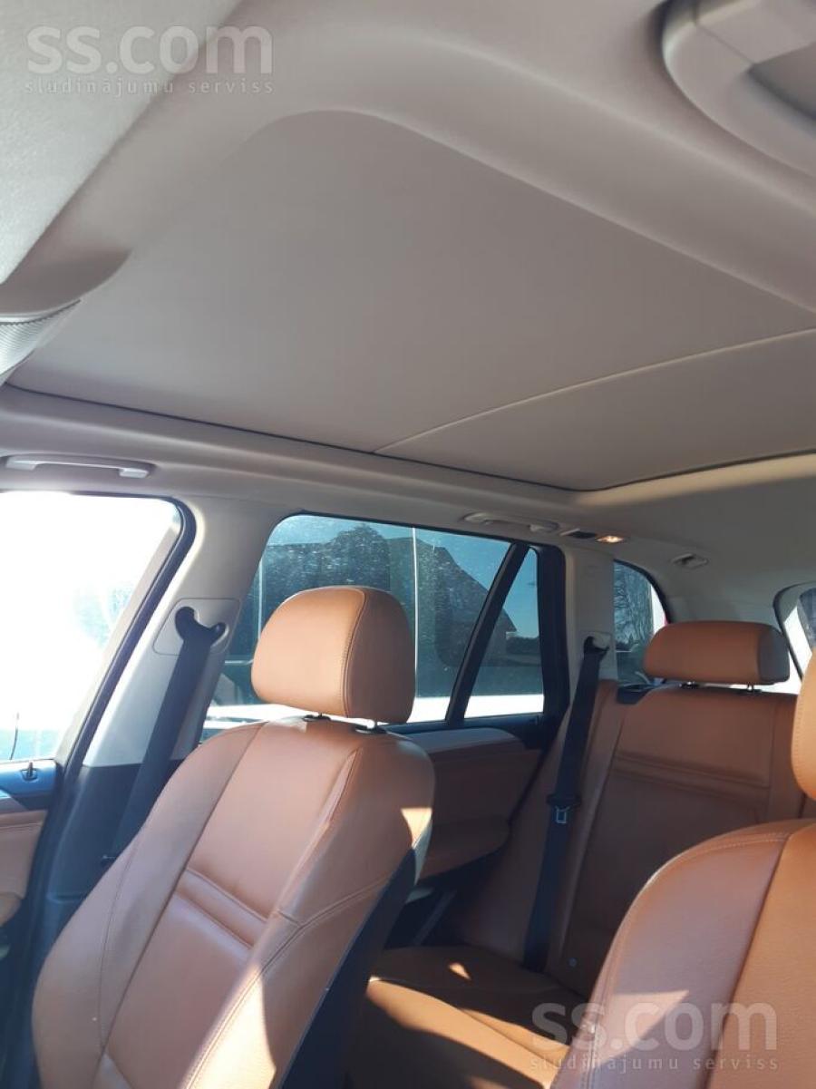 Black BMW X5 2007 in Balvi, with an engine capacity of 3.00 L and mileage of 0 thousand km for 5100 €, photo 7 on AUTOMOTO.COM.LV