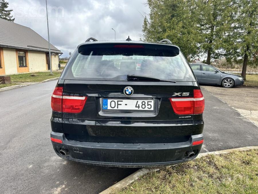 Melns BMW X5 2007 Jēkabpils, ar dzinēja tilpumu 3.00 L un nobraukumu 395 tūkst. km par 6000 €, foto 7 vietnē AUTOMOTO.COM.LV
