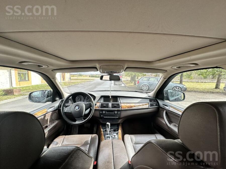 Melns BMW X5 2007 Jēkabpils, ar dzinēja tilpumu 3.00 L un nobraukumu 395 tūkst. km par 6000 €, foto 12 vietnē AUTOMOTO.COM.LV