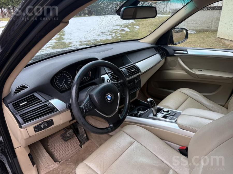 Melns BMW X5 2007 Rīga, ar dzinēja tilpumu 3.00 L un nobraukumu 292 tūkst. km par 7500 €, foto 11 vietnē AUTOMOTO.COM.LV