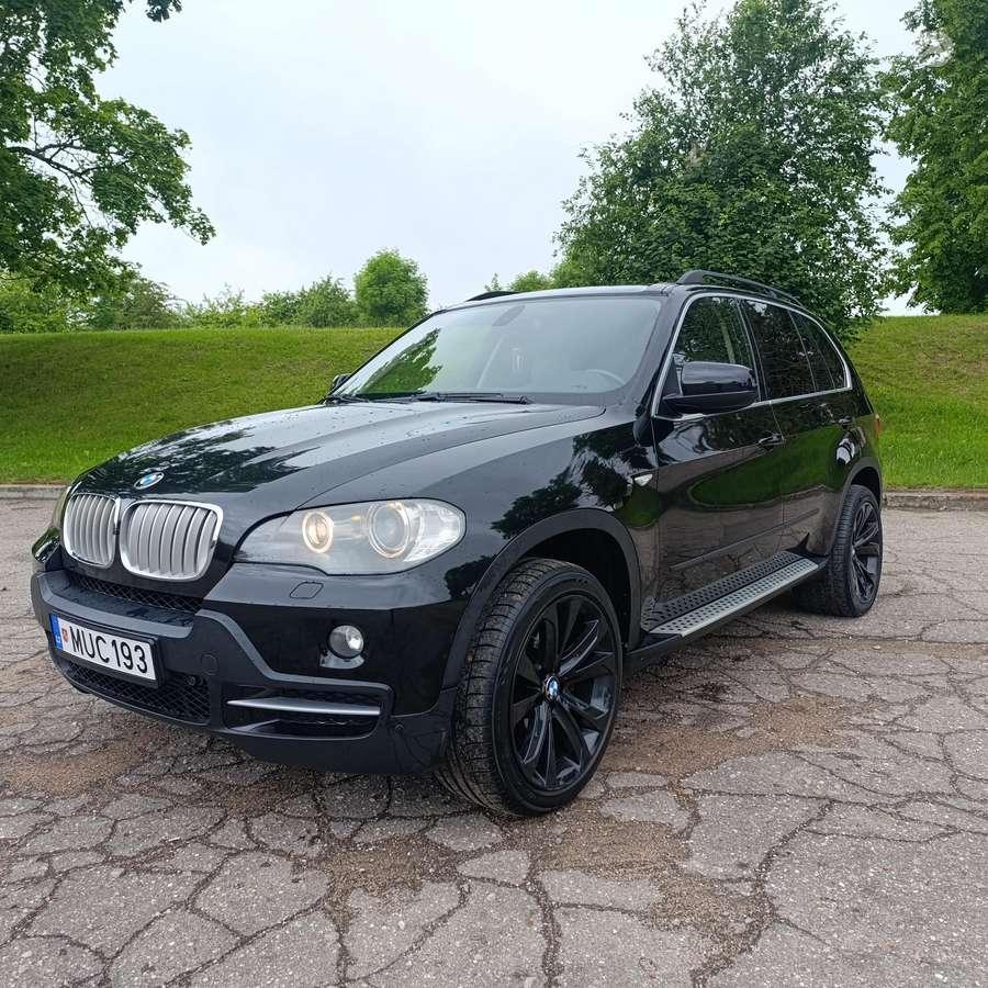 Black BMW X5 2007 in Kaunas, with an engine capacity of 2.99 L and mileage of 383 thousand km for 8300 €, photo 1 on AUTOMOTO.COM.LV