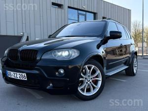 Black BMW X5 2007 in Bauska, with an engine capacity of 3.00 L and mileage of 0 thousand km for 8650 €, photo  on AUTOMOTO.COM.LV