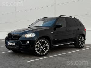 Black BMW X5 2007 in Riga, with an engine capacity of 3.00 L and mileage of 320 thousand km for 12500 €, photo  on AUTOMOTO.COM.LV