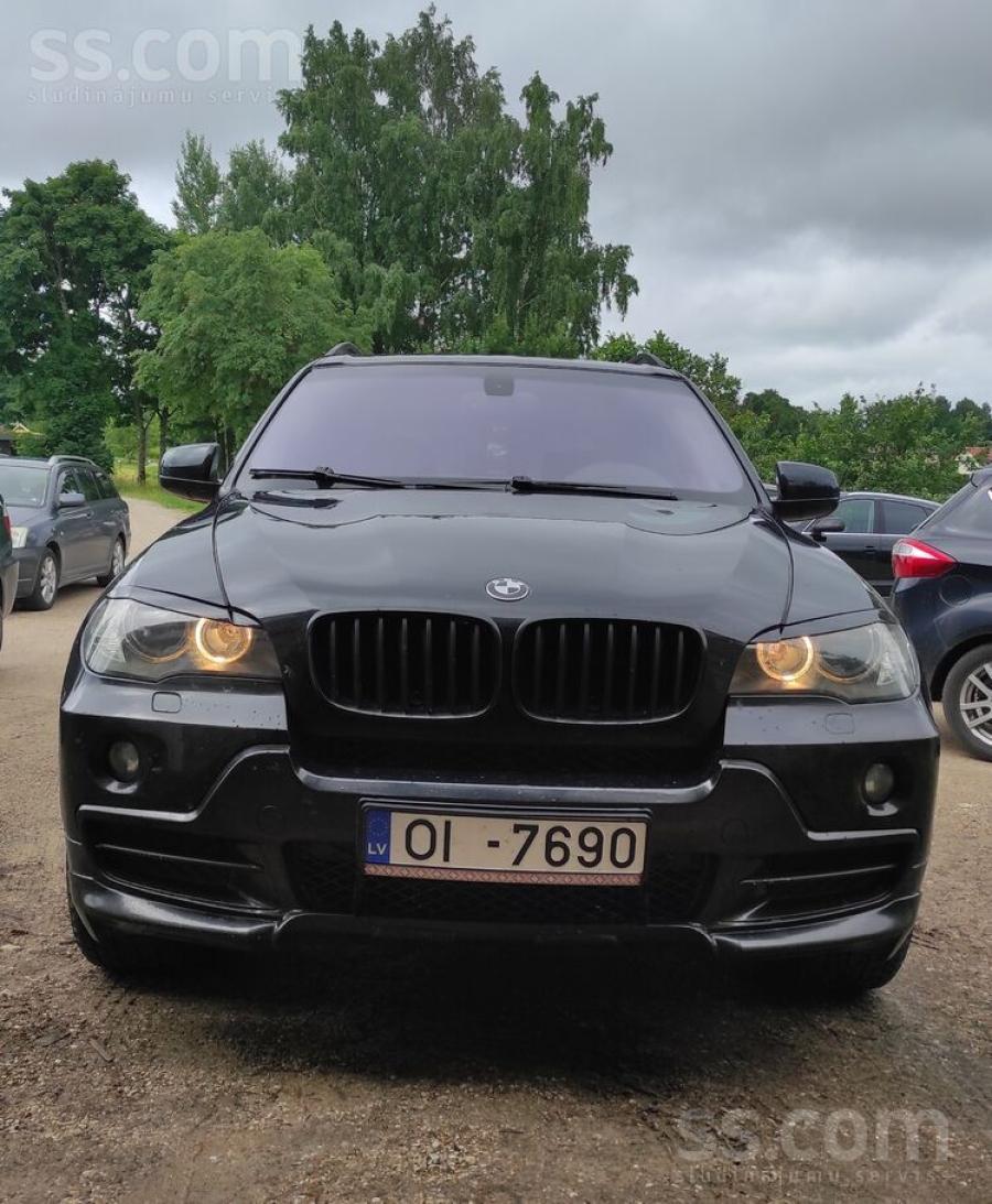 Melns BMW X5 2007 Rīga, ar dzinēja tilpumu 3.00 L un nobraukumu 0 tūkst. km par 7650 €, foto 1 vietnē AUTOMOTO.COM.LV