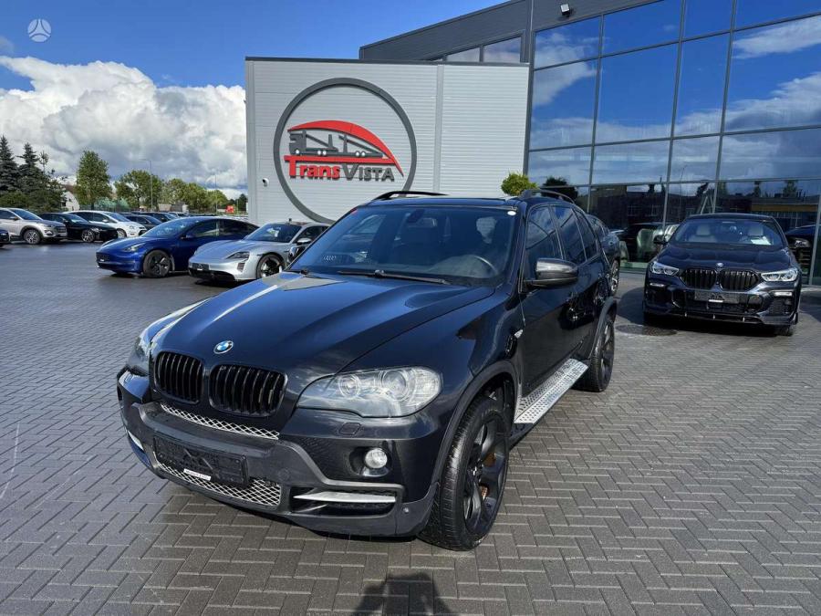 Black BMW X5 2007 in Telschi, with an engine capacity of 2.99 L and mileage of 256 thousand km for 7500 €, photo 1 on AUTOMOTO.COM.LV