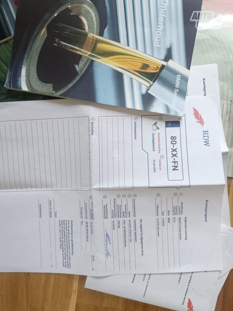 Black BMW X5 2007 in Alytus, with an engine capacity of 3.00 L and mileage of 320 thousand km for 6950 €, photo 17 on AUTOMOTO.COM.LV