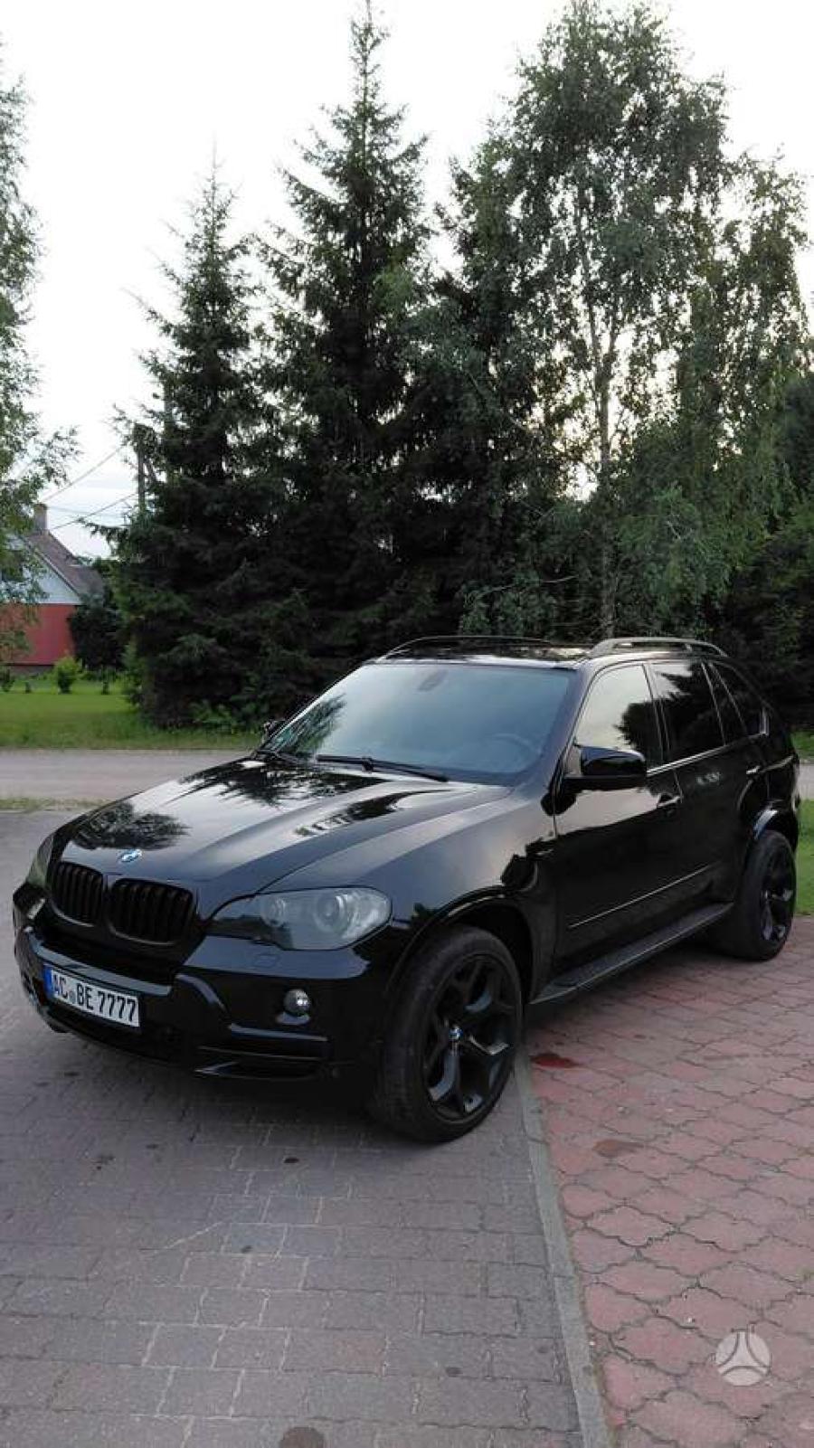 Melns BMW X5 2007 Viļņa, ar dzinēja tilpumu 2.99 L un nobraukumu 330 tūkst. km par 9000 €, foto 5 vietnē AUTOMOTO.COM.LV