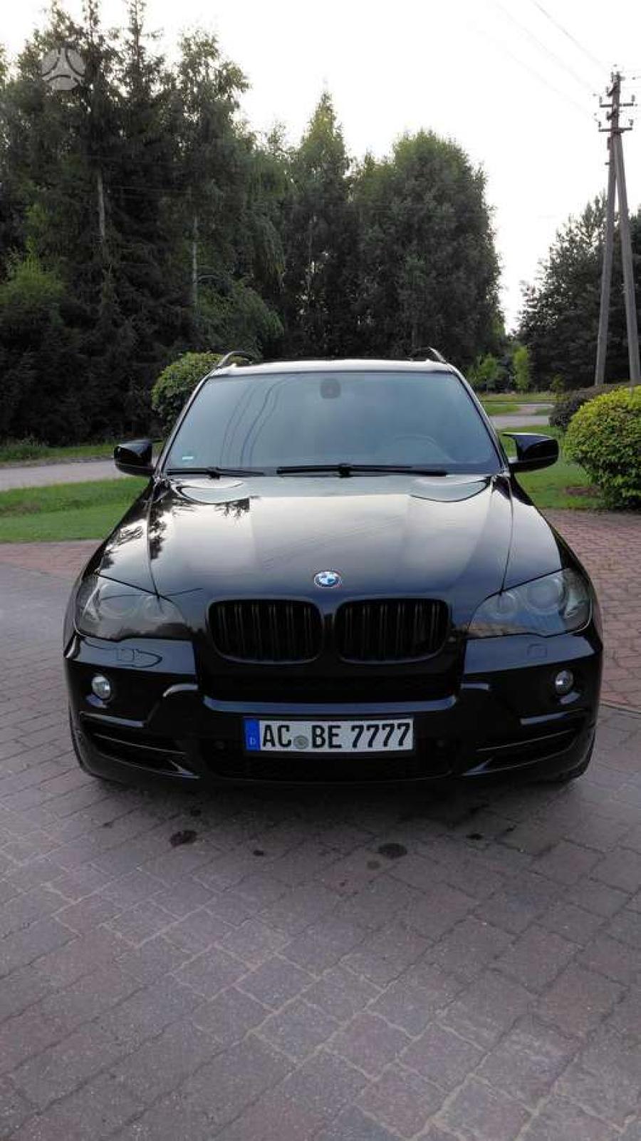 Melns BMW X5 2007 Viļņa, ar dzinēja tilpumu 2.99 L un nobraukumu 330 tūkst. km par 9000 €, foto 6 vietnē AUTOMOTO.COM.LV