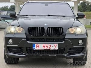 Melns BMW X5 2007 Rēzekne, ar dzinēja tilpumu 3.00 L un nobraukumu 428 tūkst. km par 8800 €, foto  vietnē AUTOMOTO.COM.LV