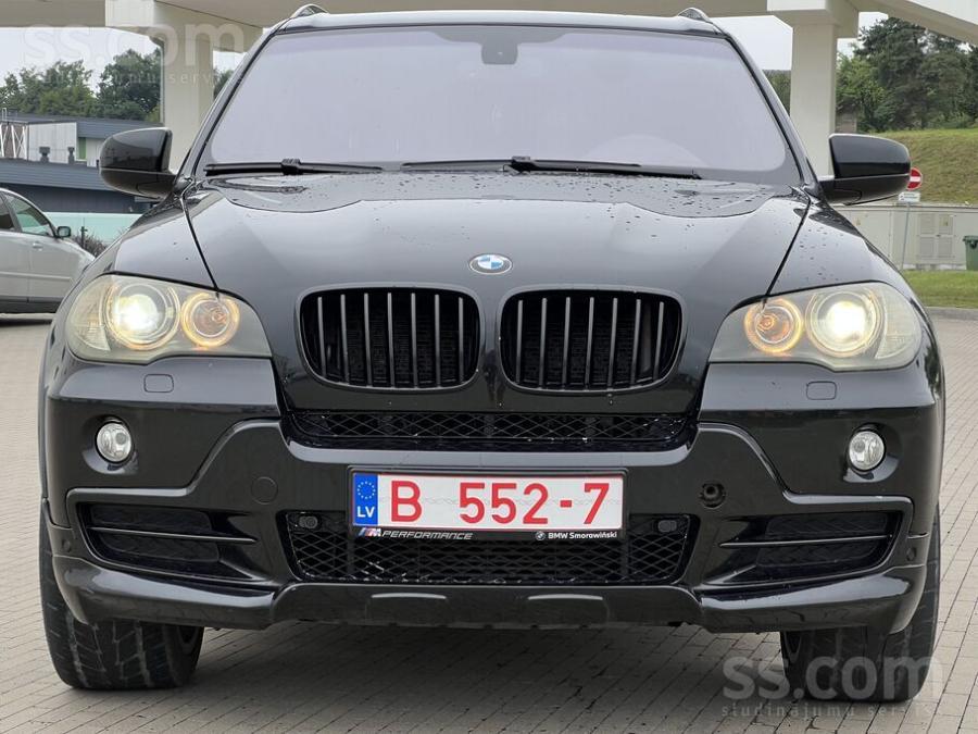 Melns BMW X5 2007 Rēzekne, ar dzinēja tilpumu 3.00 L un nobraukumu 428 tūkst. km par 8800 €, foto 1 vietnē AUTOMOTO.COM.LV