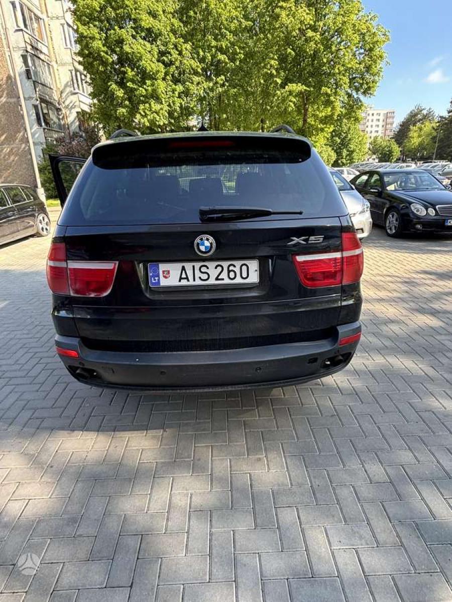 Melns BMW X5 2007 Kauņa, ar dzinēja tilpumu 3.00 L un nobraukumu 265 tūkst. km par 5500 €, foto 11 vietnē AUTOMOTO.COM.LV