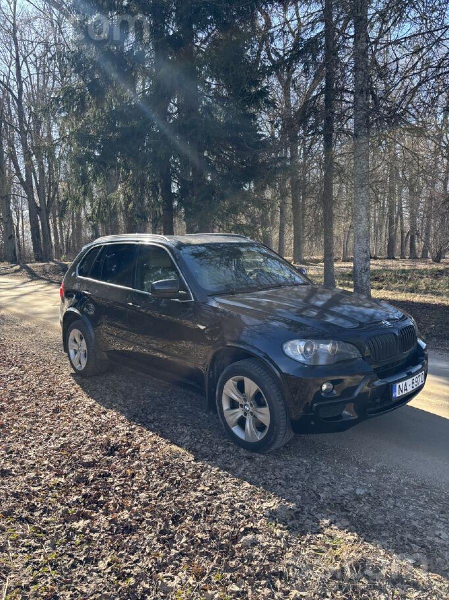 Melns BMW X5 2007 Rēzekne, ar dzinēja tilpumu 3.00 L un nobraukumu 347 tūkst. km par 7100 €, foto 2 vietnē AUTOMOTO.COM.LV