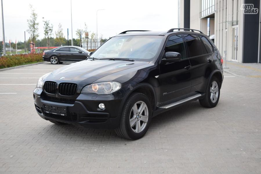 Melns BMW X5 2007 Viļņa, ar dzinēja tilpumu 3.00 L un nobraukumu 318 tūkst. km par 8250 €, foto 4 vietnē AUTOMOTO.COM.LV