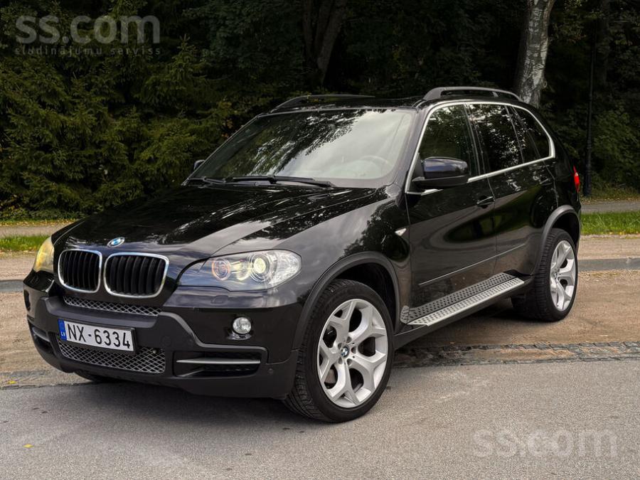 Melns BMW X5 2007 Jūrmala, ar dzinēja tilpumu 3.00 L un nobraukumu 361 tūkst. km par 8500 €, foto 1 vietnē AUTOMOTO.COM.LV
