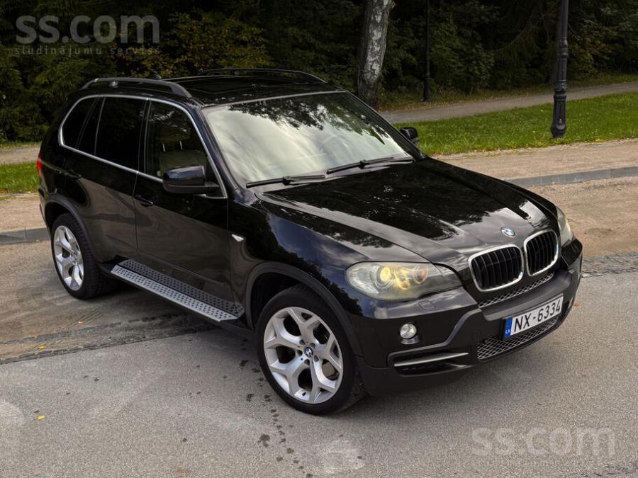 Melns BMW X5 2007 Jūrmala, ar dzinēja tilpumu 3.00 L un nobraukumu 361 tūkst. km par 8500 €, foto 3 vietnē AUTOMOTO.COM.LV