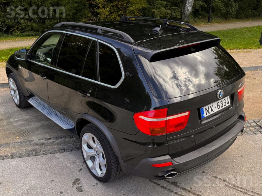 Melns BMW X5 2007 Jūrmala, ar dzinēja tilpumu 3.00 L un nobraukumu 361 tūkst. km par 8500 €, foto 5 vietnē AUTOMOTO.COM.LV
