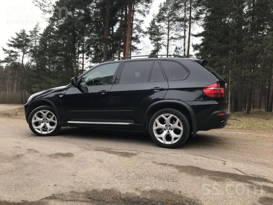 Черный БМВ Х5 2007 в Рига, объемом двигателя 3.00 л и пробегом 317 тыс. км за 8199 €, фото 5 на AUTOMOTO.COM.LV