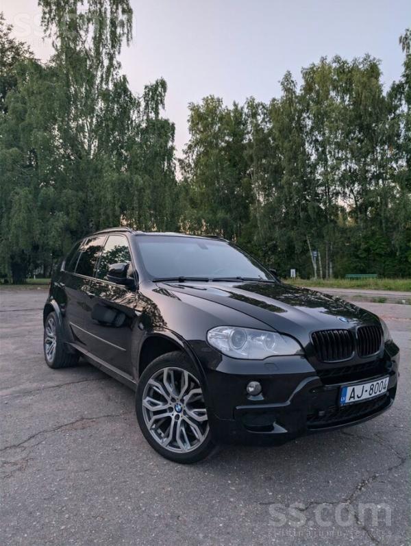 Melns BMW X5 2007 Rīga, ar dzinēja tilpumu 3.00 L un nobraukumu 362 tūkst. km par 11900 €, foto 1 vietnē AUTOMOTO.COM.LV