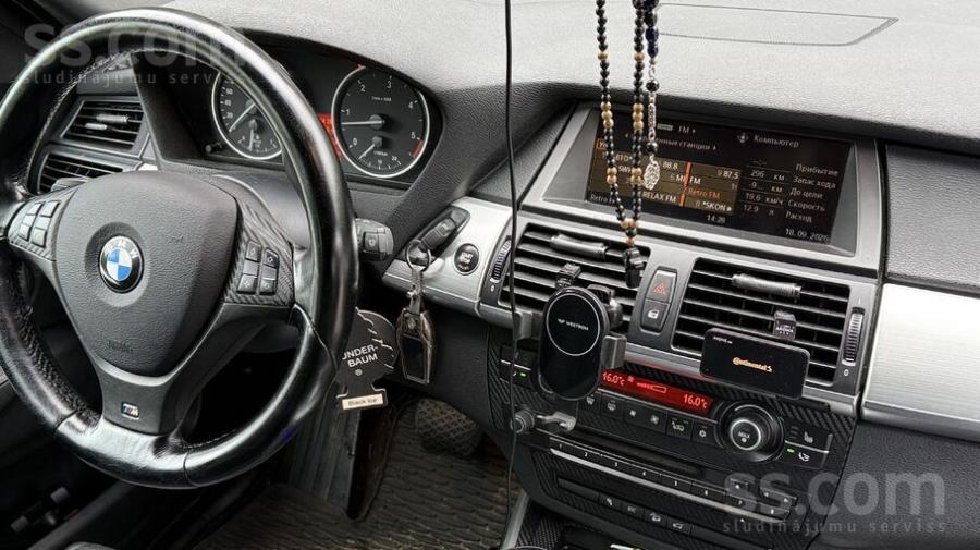 Melns BMW X5 2007 Rīga, ar dzinēja tilpumu 3.00 L un nobraukumu 378 tūkst. km par 8250 €, foto 13 vietnē AUTOMOTO.COM.LV