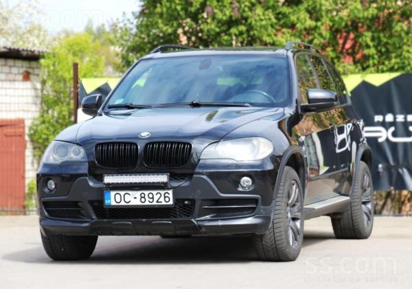 Melns BMW X5 2008 Rēzekne, ar dzinēja tilpumu 3.00 L un nobraukumu 314 tūkst. km par 62300 €, foto 1 vietnē AUTOMOTO.COM.LV