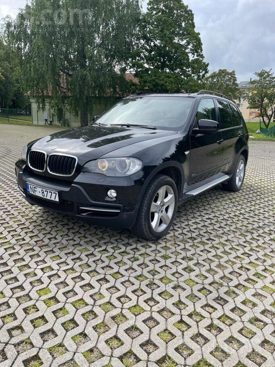 Melns BMW X5 2008 Cēsis, ar dzinēja tilpumu 3.00 L un nobraukumu 213 tūkst. km par 11500 €, foto 1 vietnē AUTOMOTO.COM.LV